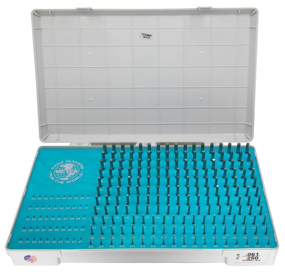 Class Z Pin Gage Sets (Inch) | Meyer Gage Company